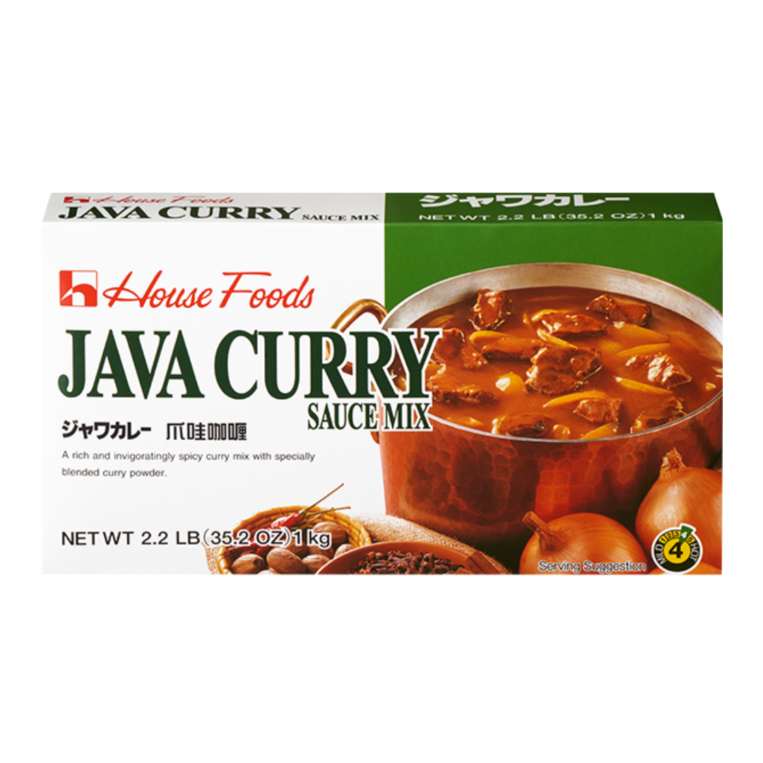 Java Curry Meat Free Curry Roux Medium Hot 1kg – Cosmetic & Living
